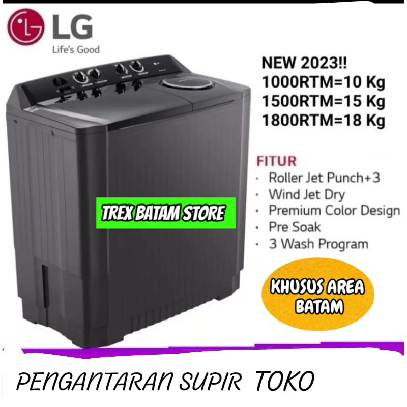 Jual MESIN CUCI MANUAL 2 TABUNG LG P1800 P1500 P1000 RTM 10 15 18 KG ...
