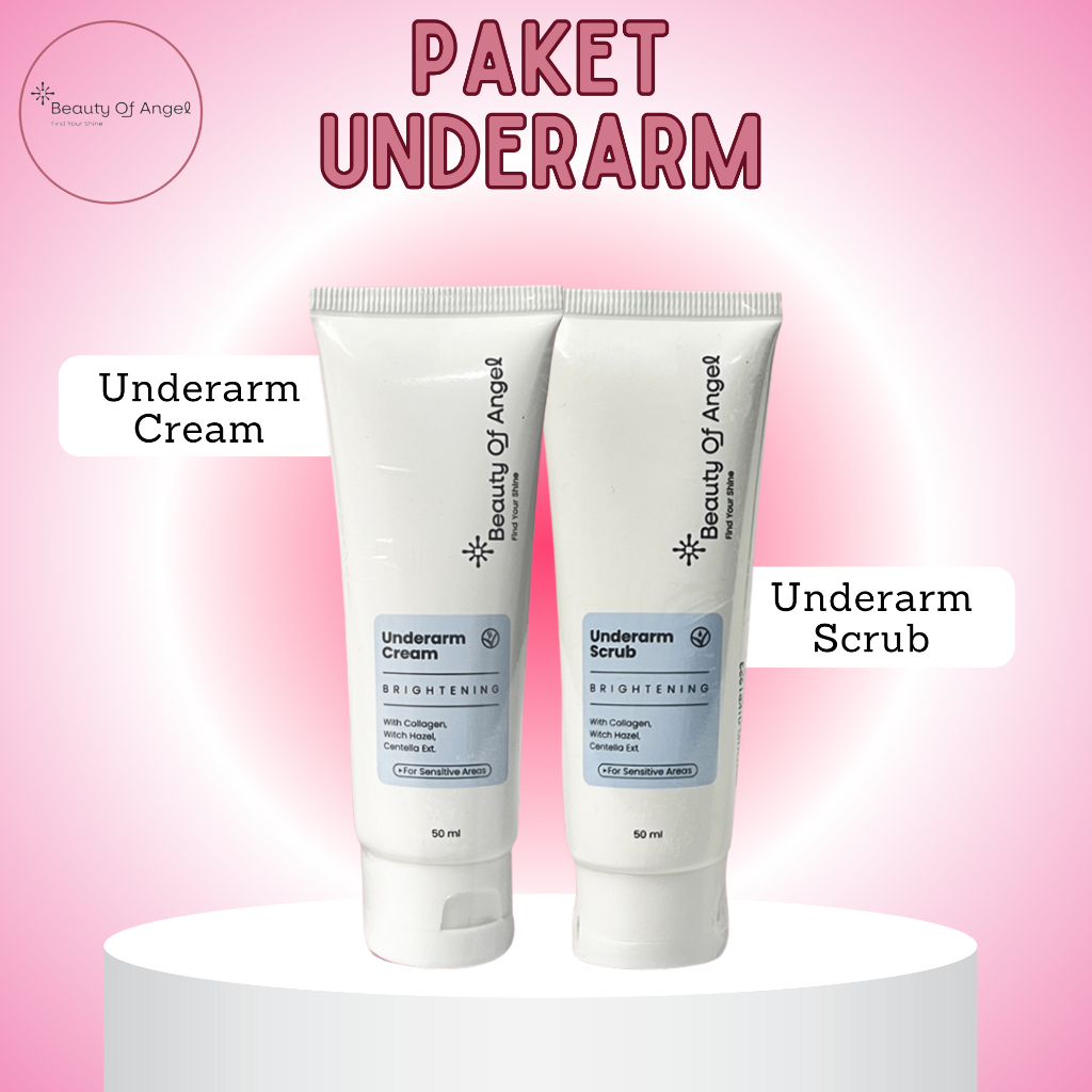 Jual Underarm Cream Scrub Beauty Of Angel Perawatan Pencerah Ketiak ...