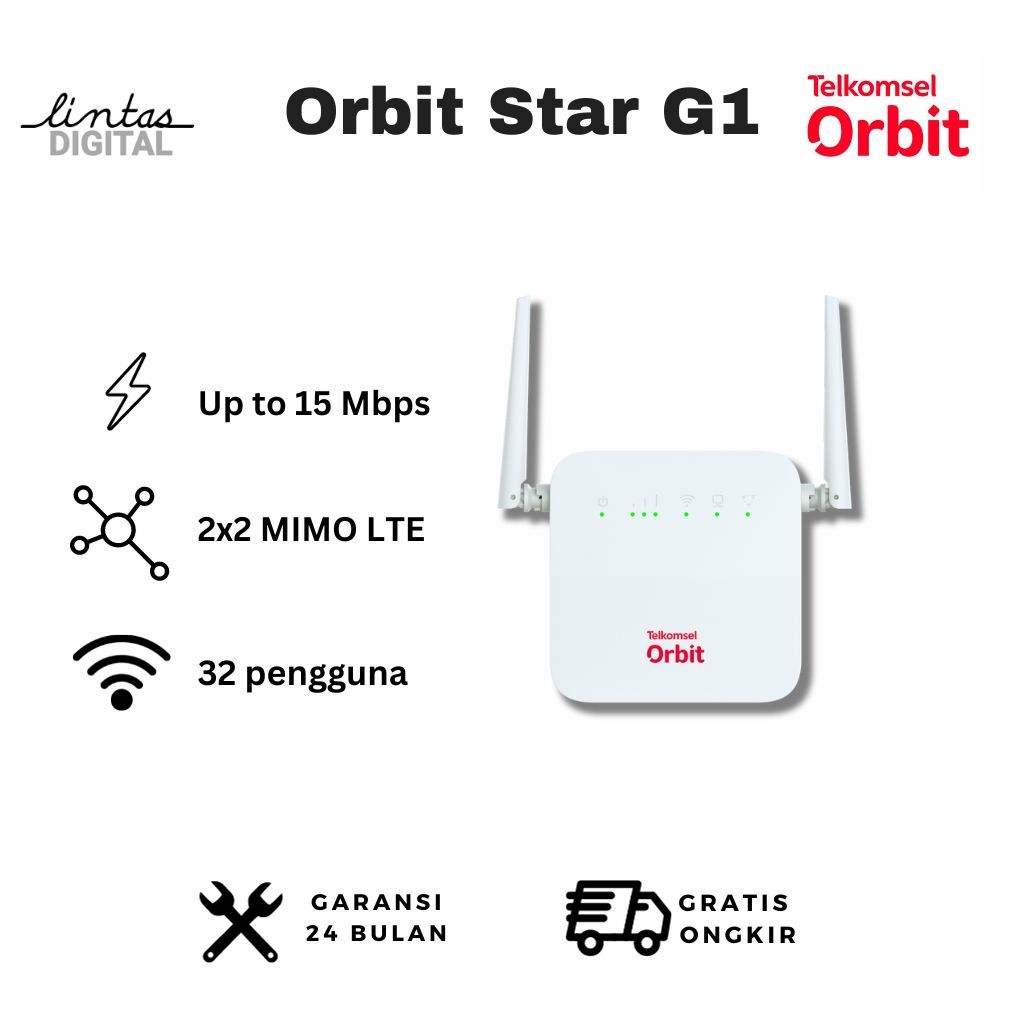 Jual Telkomsel Orbit Star G1 Modem Wifi 4G High Speed Bonus Data | Shopee Indonesia