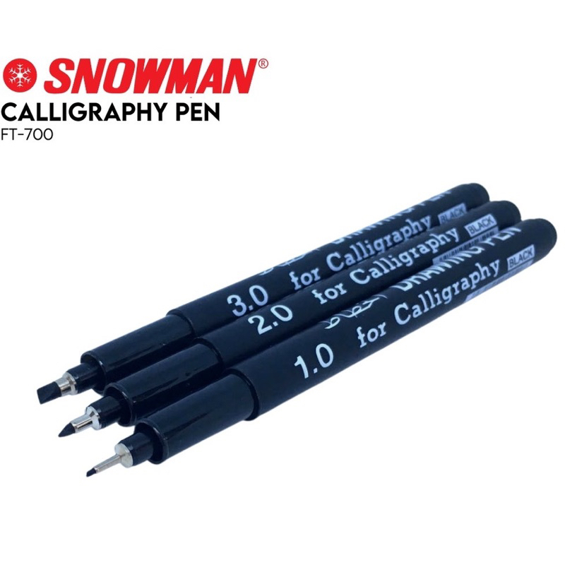 Jual Calligraphy pen SNOWMAN FT700 (1 pcs) | Shopee Indonesia