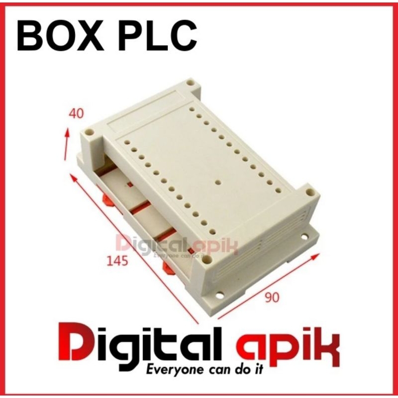 Jual Din rail Box Enclosure 145x90x40 Box Elektronik PLC Bok | Shopee Indonesia