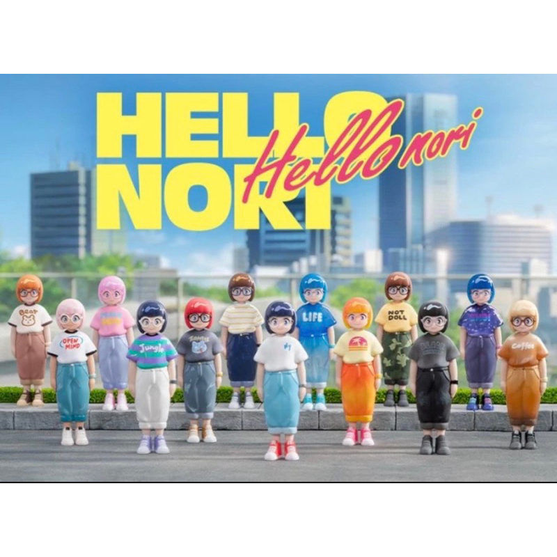 Jual Pop Mart Hello Nori Just a Girl POPMART Figure Full Set Seal ...
