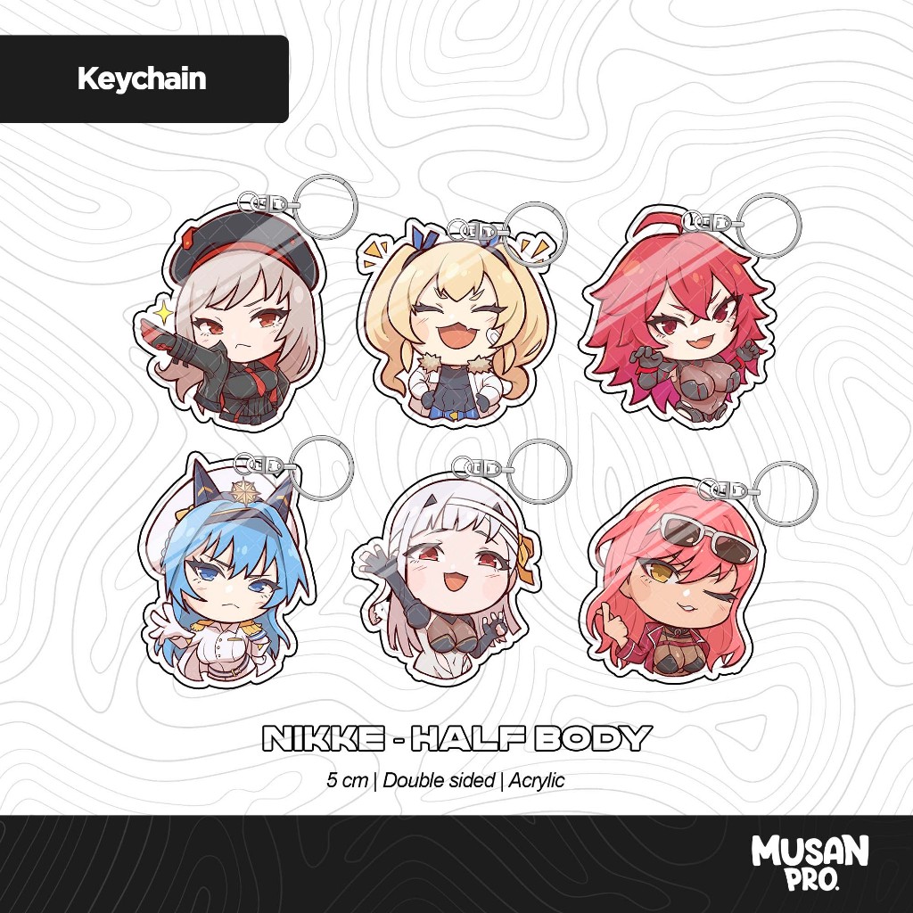 Jual Keychain NIKKE - Rapi - Laplace - Nihilister - Helm - Modernia ...
