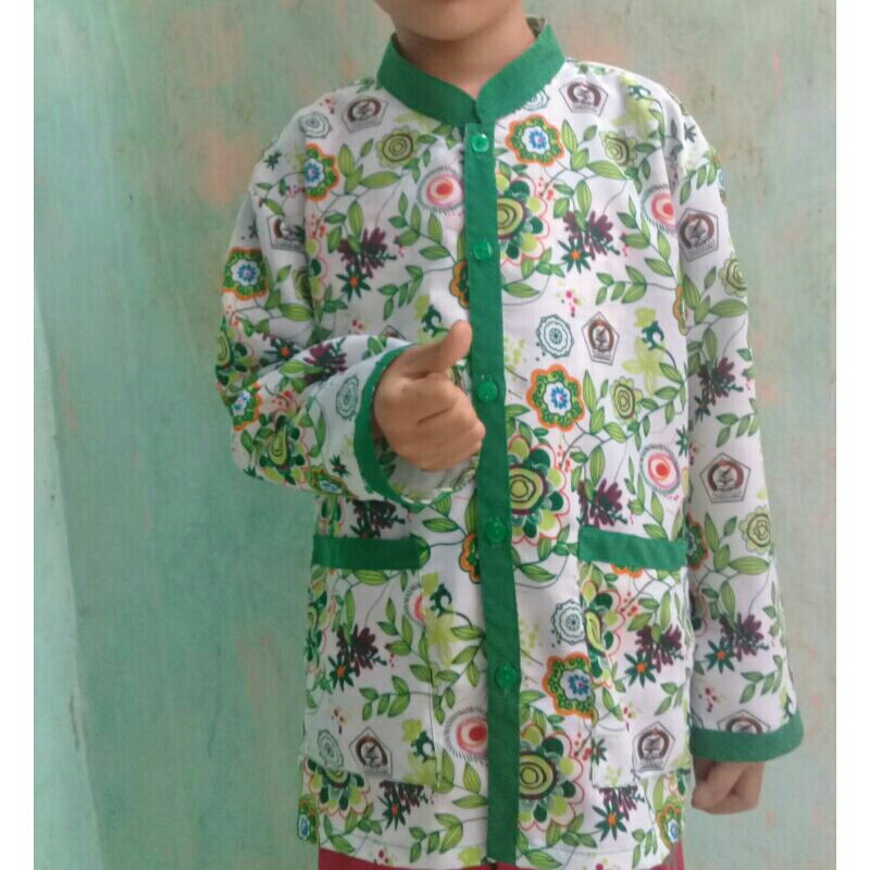 Jual Seragam madin batik FKDT dengan logo resmi usia 3-6 tahun | Shopee ...