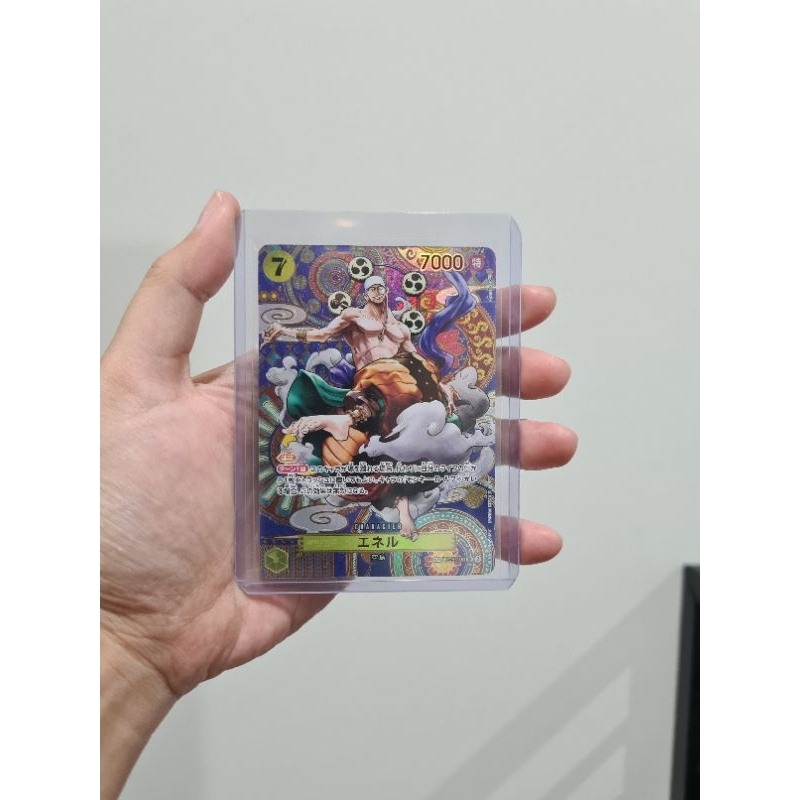 Jual Enel OP05-100 SR Foil SP Version - Holo ORI TCG ONE PIECE CARD GAME | Shopee Indonesia