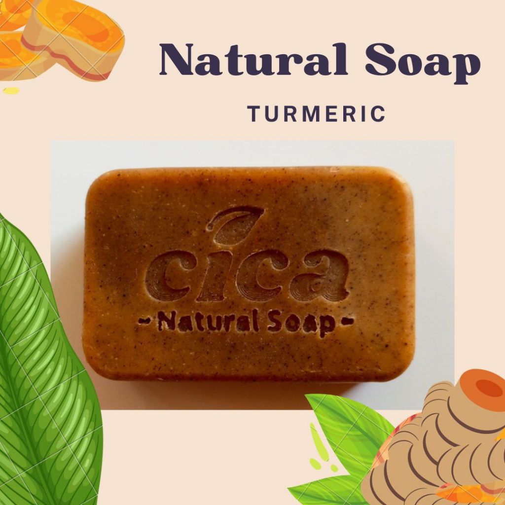Jual | 75 gram | Turmeric | Sabun Natural Kunyit | Cica Natural Soap ...