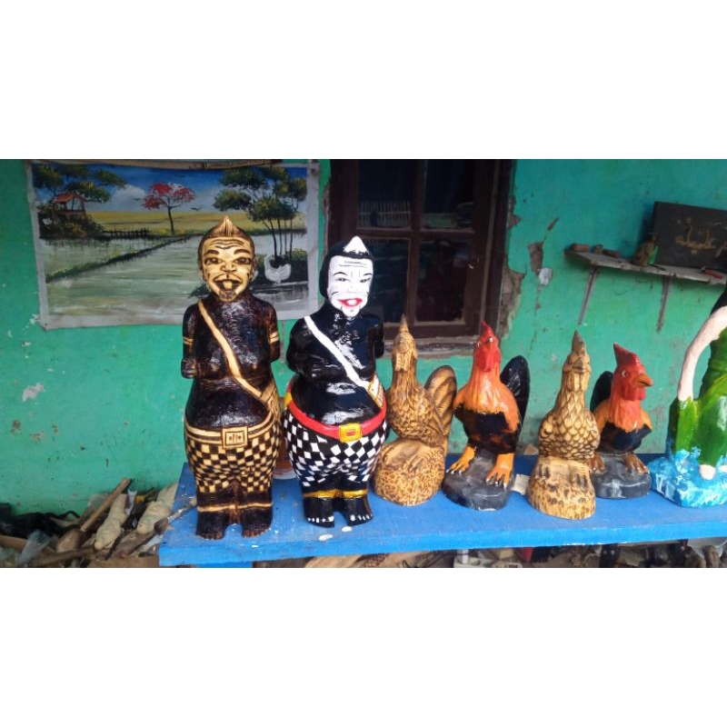 Jual patung Semar bahan kayu tinggi 30cm | Shopee Indonesia