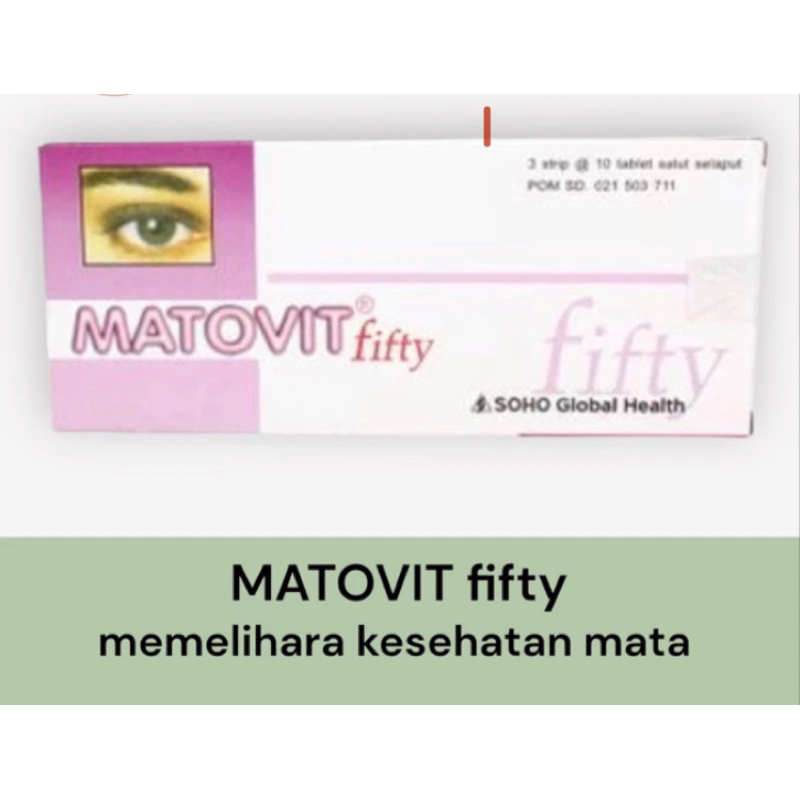 Jual MATOVIT PER STRIP | Shopee Indonesia