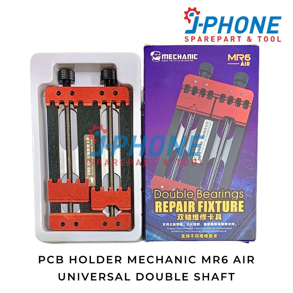 Jual PCB HOLDER PENJEPIT PCB MECHANIC MR6 AIR UNIVERSAL DOUBLE SHAFT ...