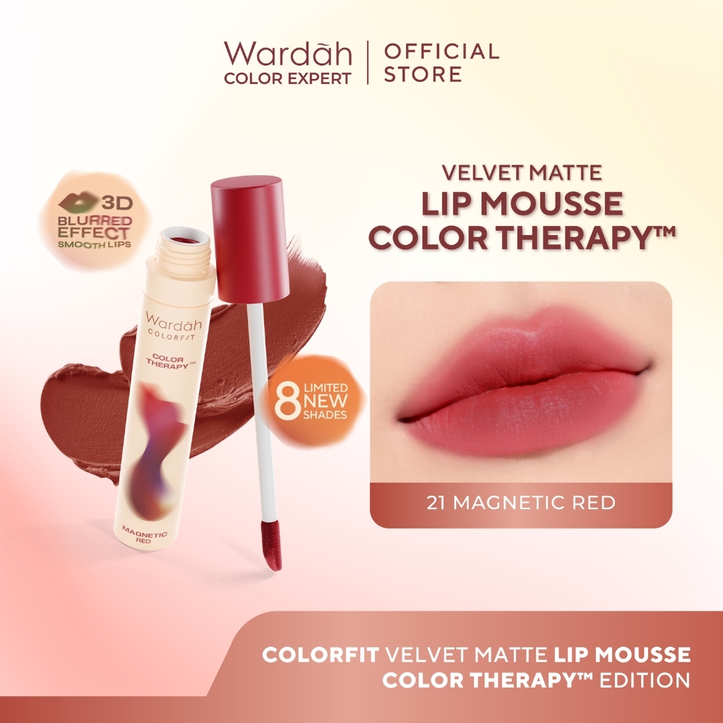Jual Wardah Colorfit Velvet Matte Lip Mousse Color Therapy | Shopee ...