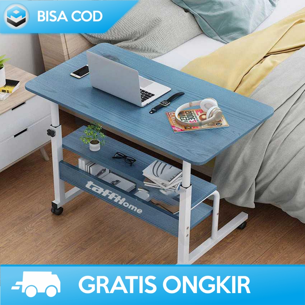 Jual MEJA LIPAT LAPTOP PORTABLE ADJUSTABLE ALUMINIUM TAFFHOME ND02 ...