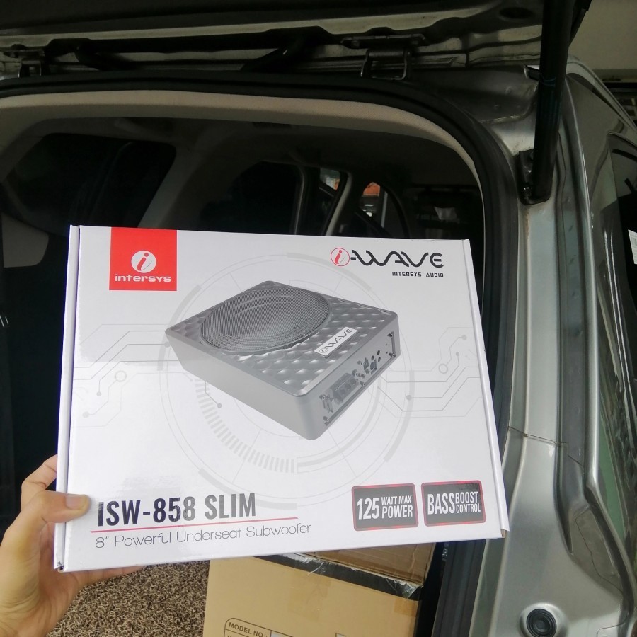 Jual Subwoofer Aktif Kolong Intersys I-WAVE ISW-858 SLIM ORIGINAL | Shopee Indonesia