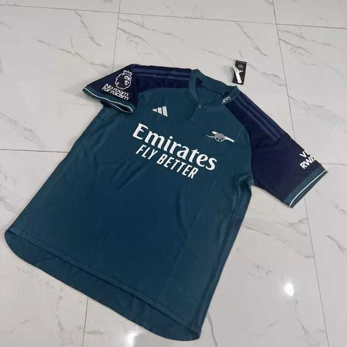 Jual JERSEY BAJU BOLA ARSENAL 3RD PATCH LIGA UCL 2023/2024 IMPORT ...
