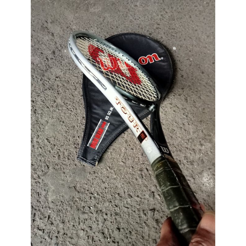 Jual RAKET TENIS WILSON TOUR PRO AERODYNAMIC ORIGINAL BEKAS PAKAI ...
