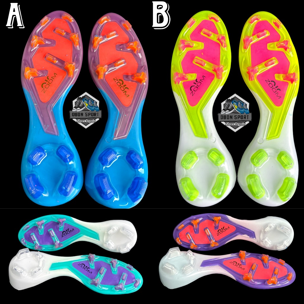 Jual Sol Sepatu Bola Motif Zoom - Outsole Bola Bahan Plastik pvc Untuk ...
