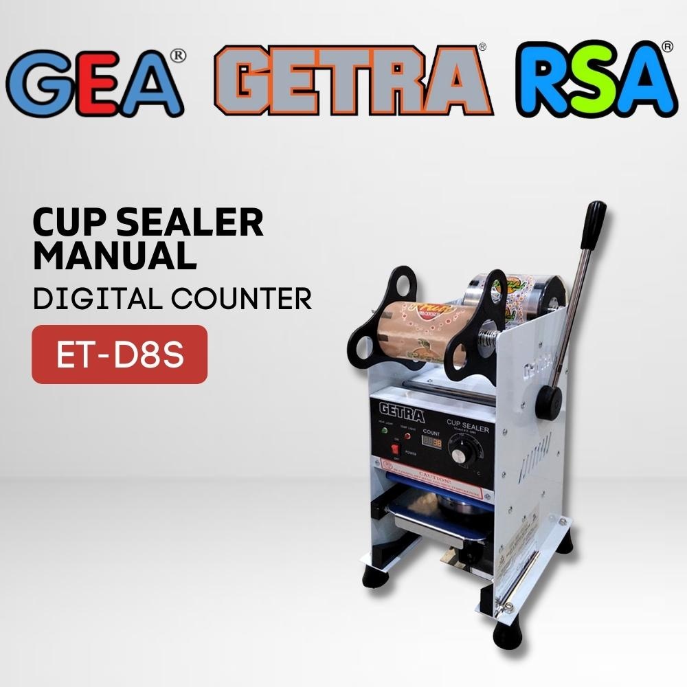 Jual GETRA CUP SEALER MANUAL ET-D8S mesin Penyegel Minuman Getra ...