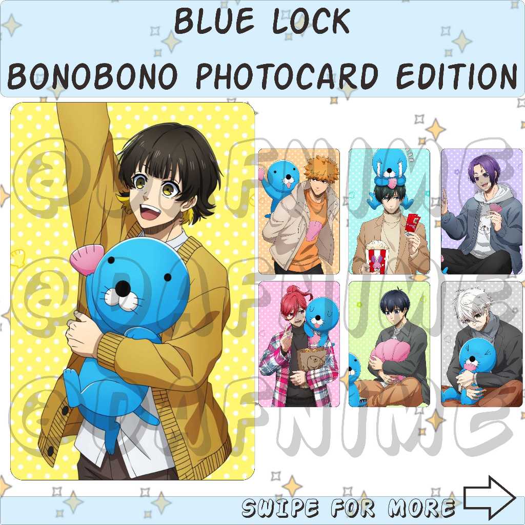 Jual PC photocard BLUE LOCK bono bono ver. | Shopee Indonesia