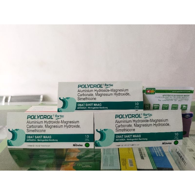 Jual Polycrol Forte Tablet (per Strip) | Shopee Indonesia