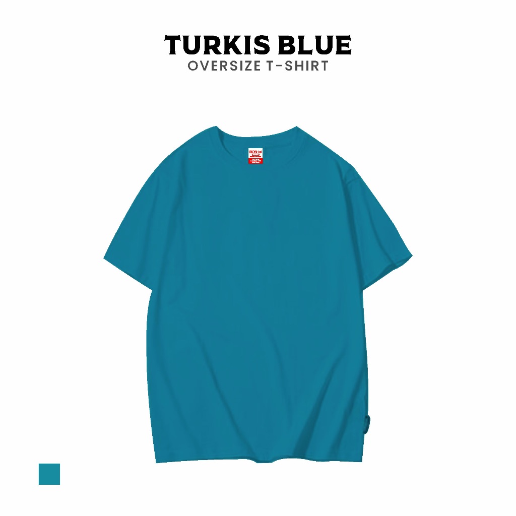 Jual Oversize T-Shirt Turkish Blue | Shopee Indonesia