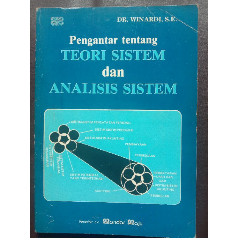 Jual Buku Jadul Pengantar Tentang Teori Sistem& Analisi Sistem Oleh ...