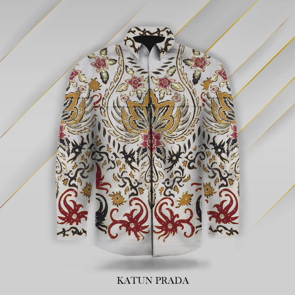 Jual kain batik katun tulis prada 025 motif macan motif batik ...