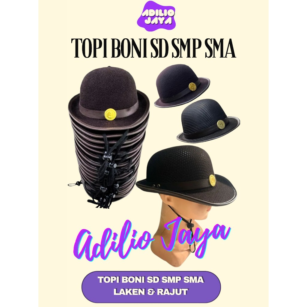 Jual TOPI BONI PRAMUKA PENGGALANG SERAGAM SEKOLAH TOPI BONI PRAMUKA SD ...