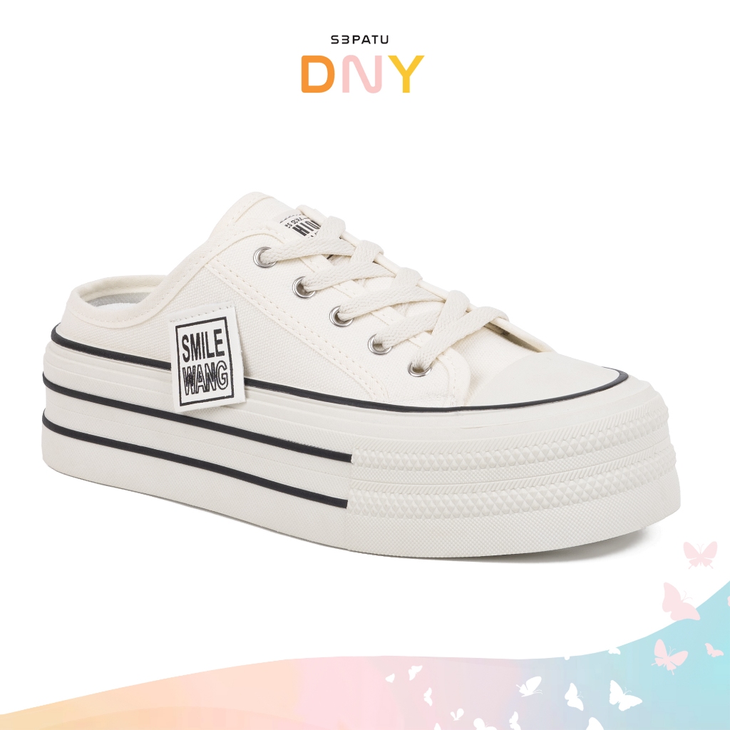 Jual Sepatu DNY Sandal Sepatu Fans Wanita Casual Shoes Perempuan Import ...