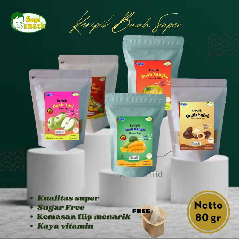 Jual KERIPIK BUAH dan Keripik Sayur Kualitas Super 80 gr | Shopee Indonesia