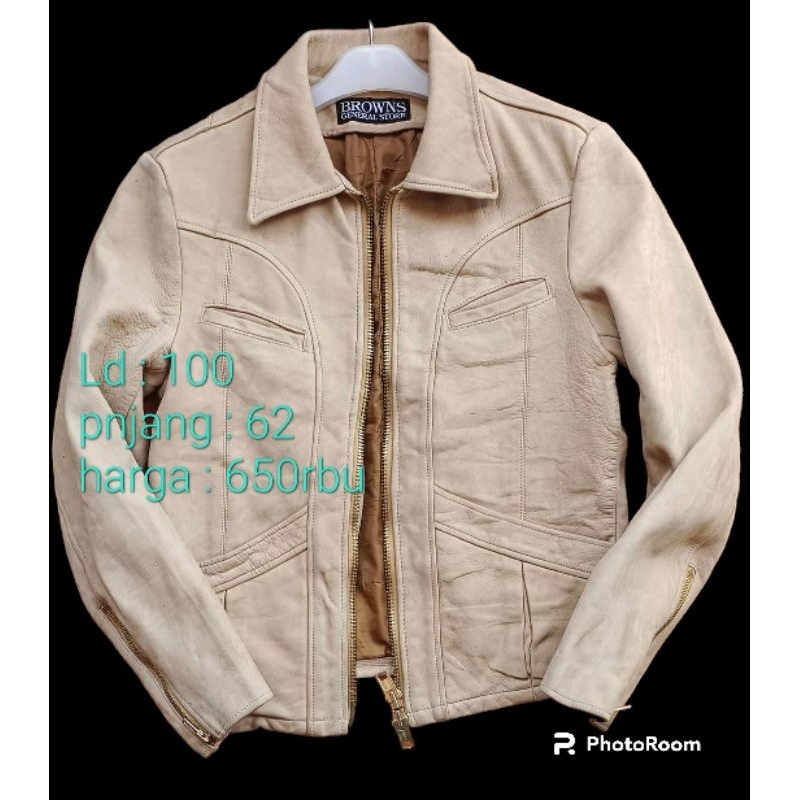 Jual Jaket Rider bahan kulit sapi tebal lentur | Shopee Indonesia