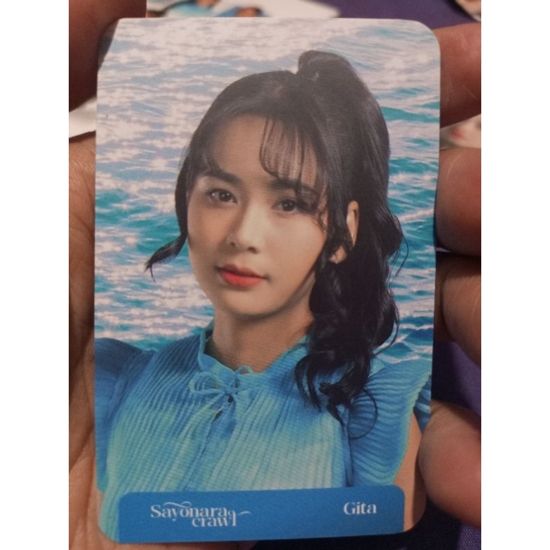 Jual Photocard Sayonara Crawl set Gita JKT48 | Shopee Indonesia