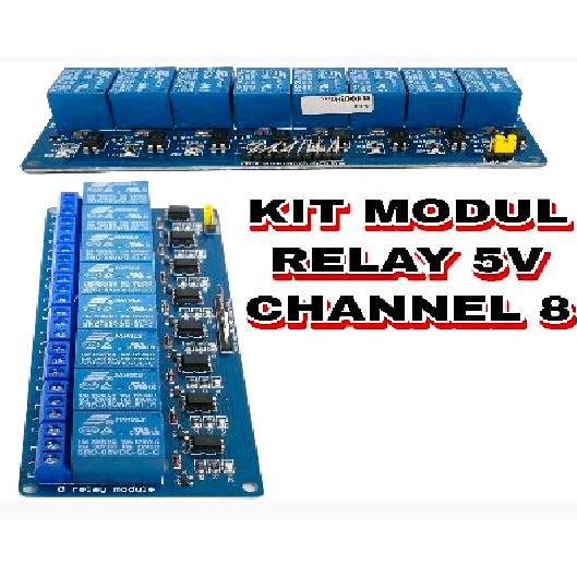 Jual KIT MODUL RELAY 5V CHANNEL 8 | Shopee Indonesia