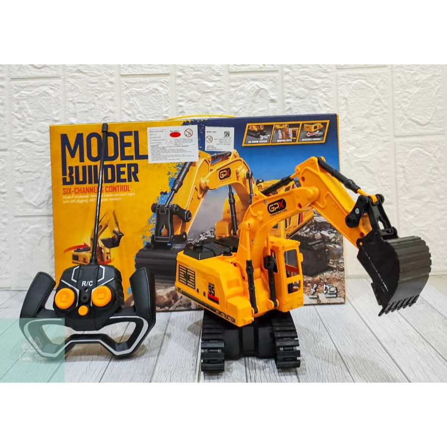 Jual Mainan Anak RC Remote Control Truk Traktor Excavator Truck 1638-1A ...
