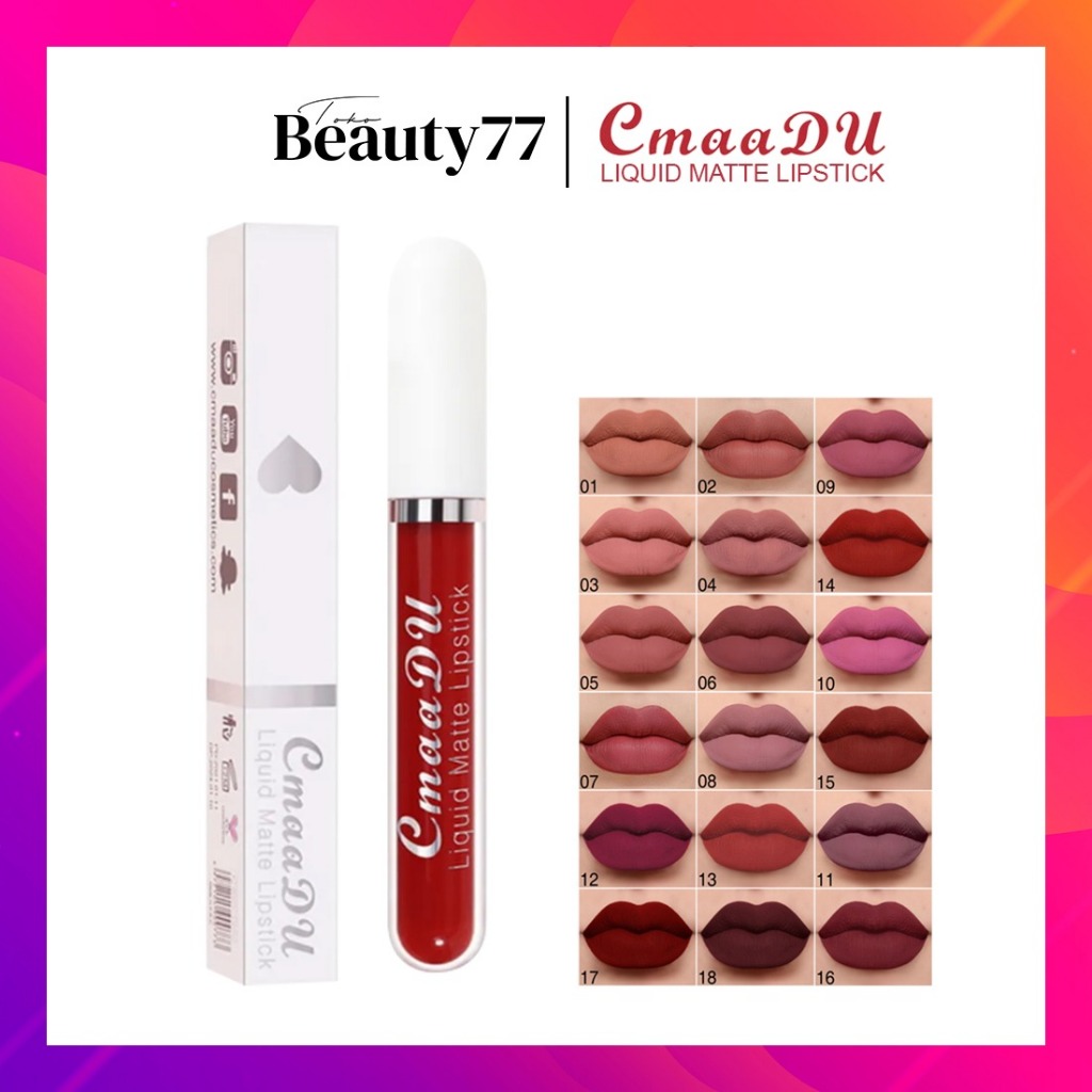 Jual 21724 CMAADU LIQUID MATTE LIPSTICK MINI MODEL PANJANG ORIGINAL ...
