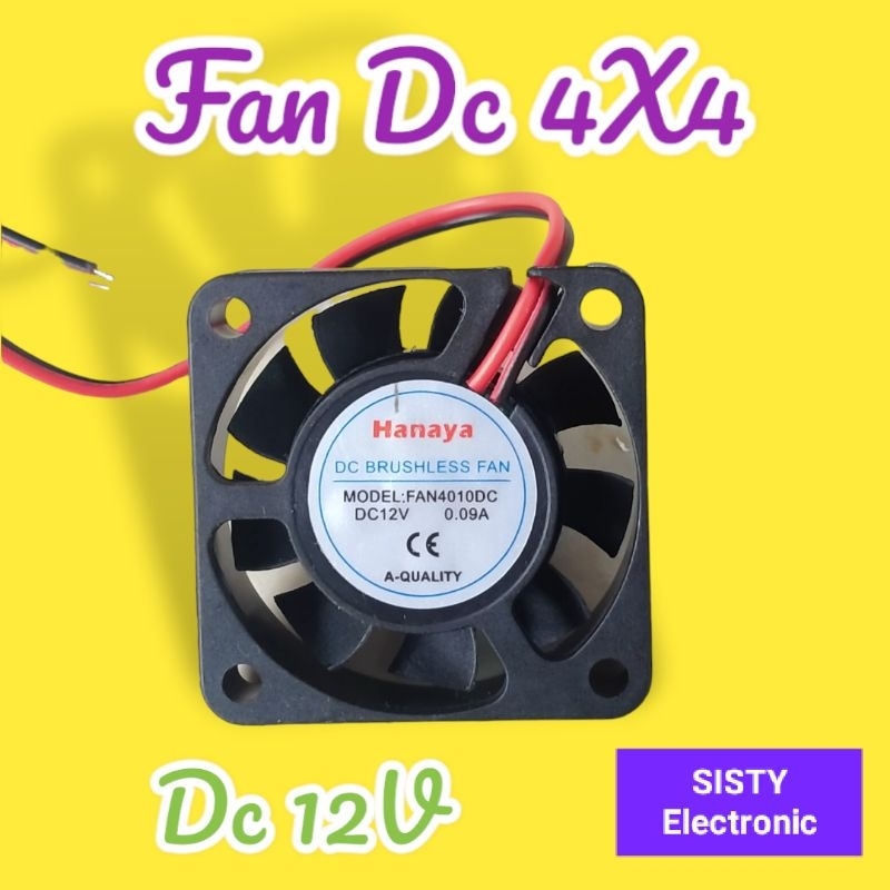 Jual Kipas Power Fan Dc 12v 4x4 HANAYA Original Part | Shopee Indonesia