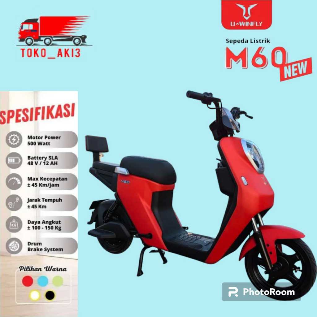 Jual SEPEDA LISTRIK UWINFLY R7S NEW SERIES SEPEDA LISTRIK UWINFLY R8S U ...