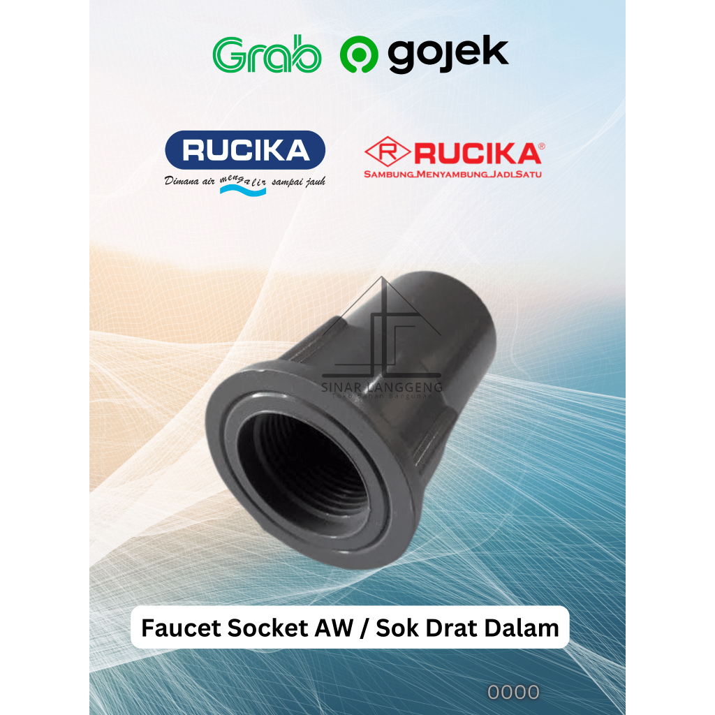 Jual FAUCET SOCKET (AW) PVC 11/4" RUCIKA / SOK DRAT DALAM / SDD RCK 1 1 ...