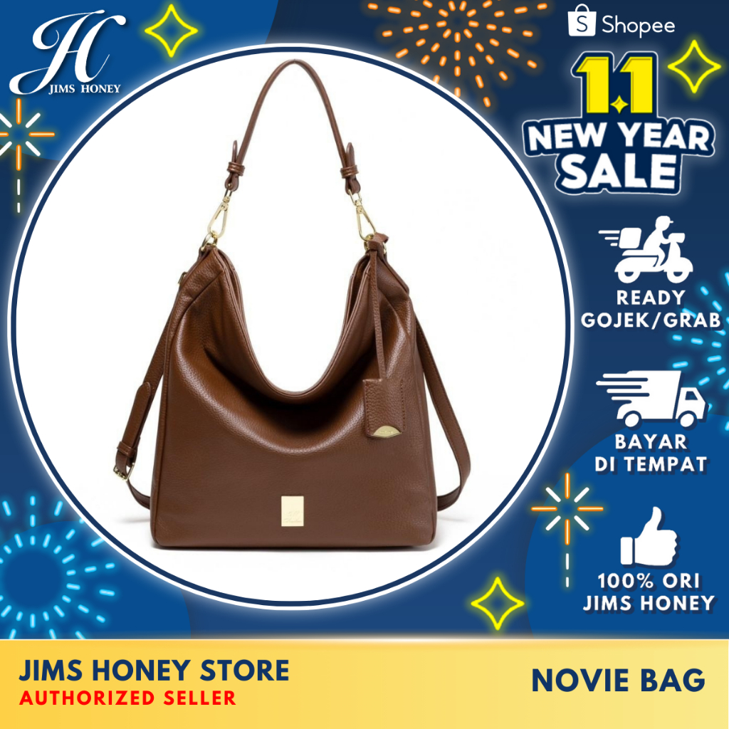 Jual JIMS HONEY NOVIE BAG TAS HOBO SELEMPANG BAHU WANITA | Shopee Indonesia