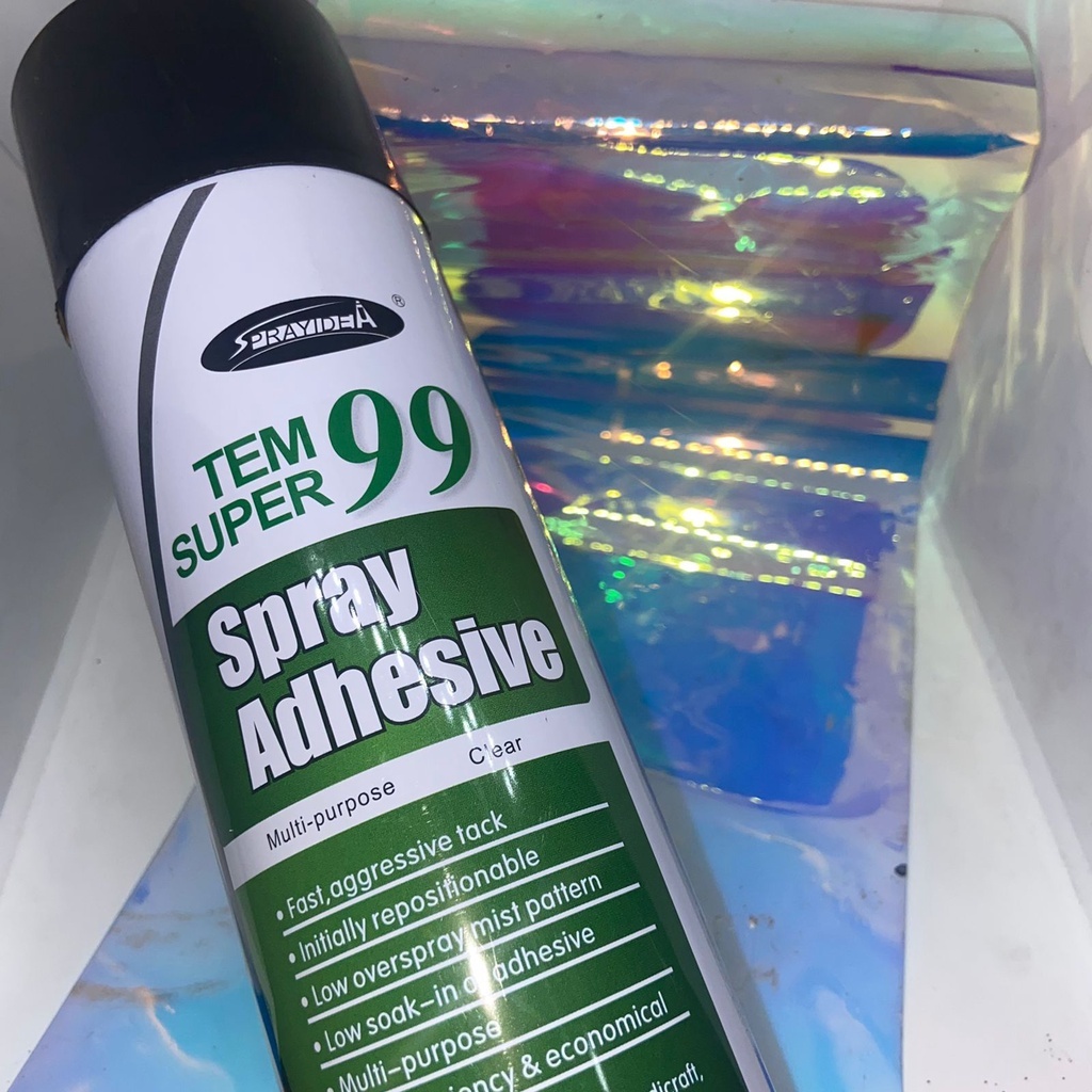 Jual Lem Semprot Merek TEM 99 600ml Spray Glue Berkualitas DIY Box ...