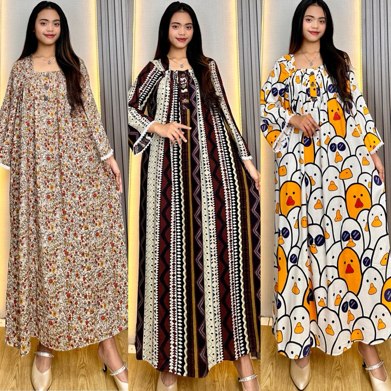 Jual daster fuji pjg 130cm /dress fuji /daster kimi homedress /daster ...