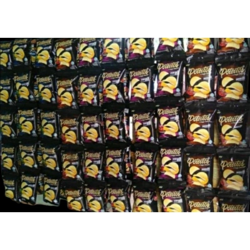 Jual Kikoya Poteitos Crispy Snack Kentang 1 Renceng isi 10 Pcs 12gram ...