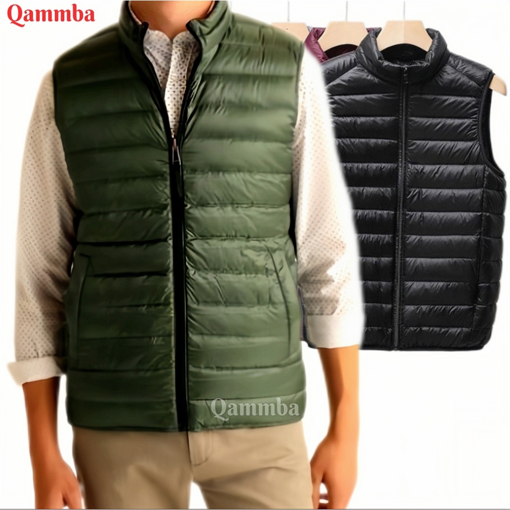 Jual Vest Gelembung Rompi Anti Angin / Vest Outdoor Parasut Berlapis ...