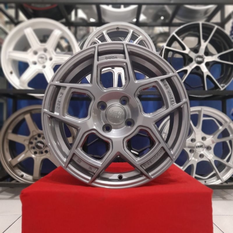 Jual Velg Mobil Terbaru Hsr Deca Ring 16 Pcd 4x100 Sigra Agya Brio Vios ...