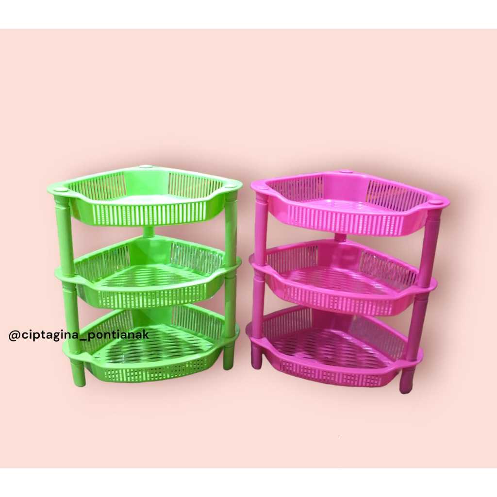 Jual RAK SEGITIGA WITA 3 SUSUN / RAK SERBAGUNA - MURAH!!! | Shopee ...