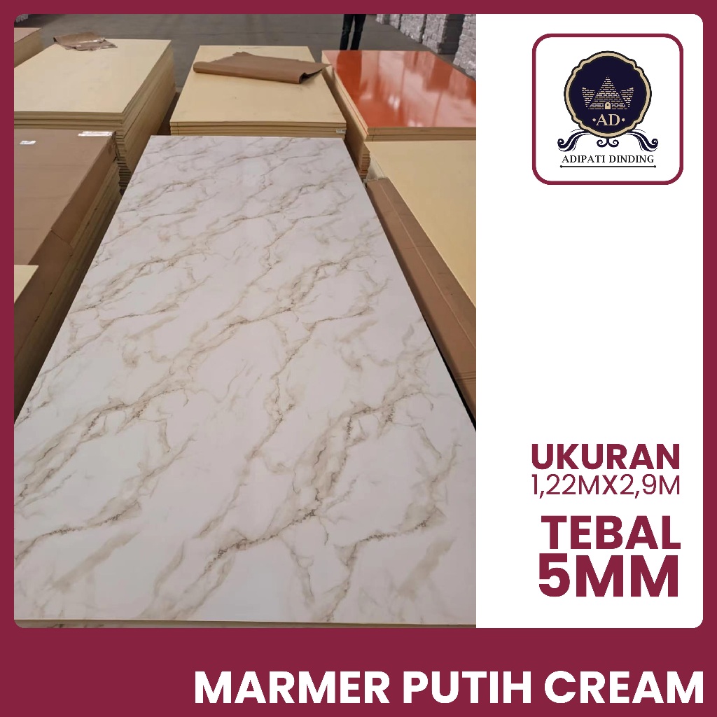 Jual Adipati Home Decoration - PVC MARBLE UKURAN 1.22 METER x 2.9 METER ...