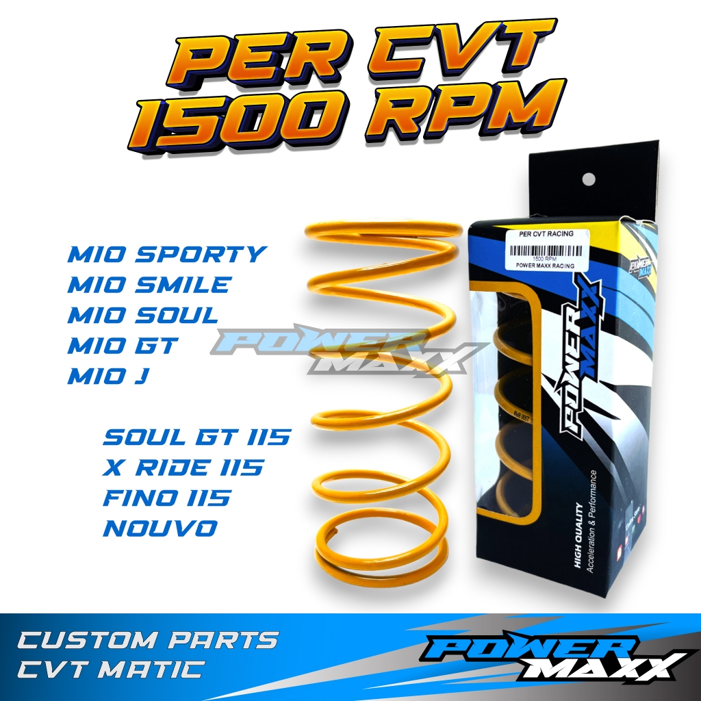 Jual PER CVT 1000 1500 RPM mio j sporty smile soul gt x ride nouvo fino ...