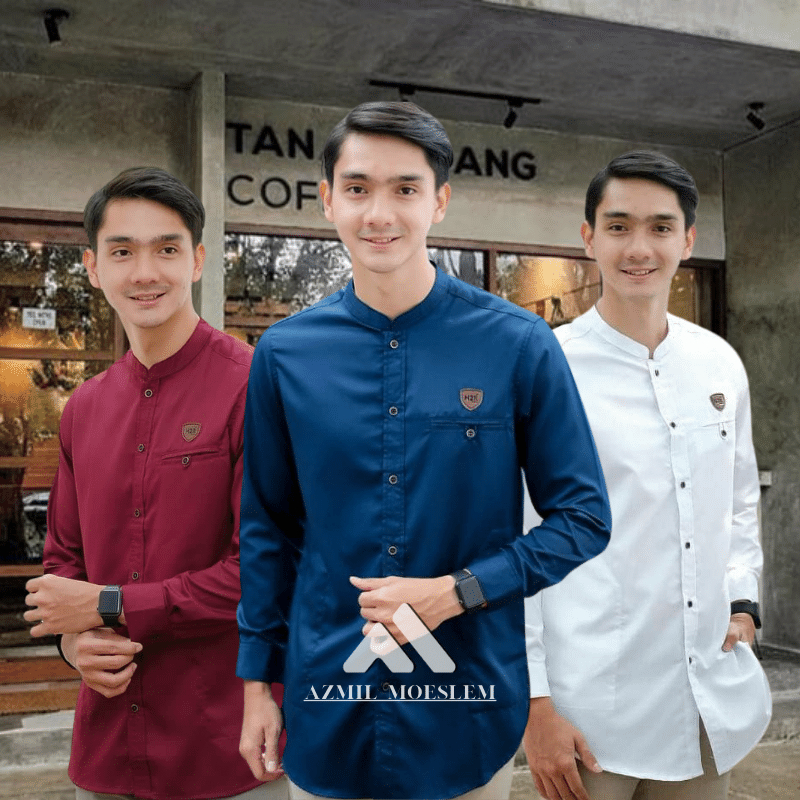 Jual KOKO KURTA AZMIL MOESLEM PAKISTAN LENGAN PANJANG | Shopee Indonesia