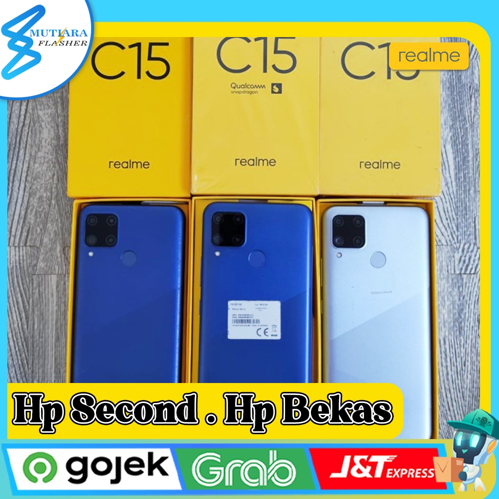 Jual Realme C15 Ram 3/64GB | Ram 4/64GB | Ram 4/128GB Second Original ...