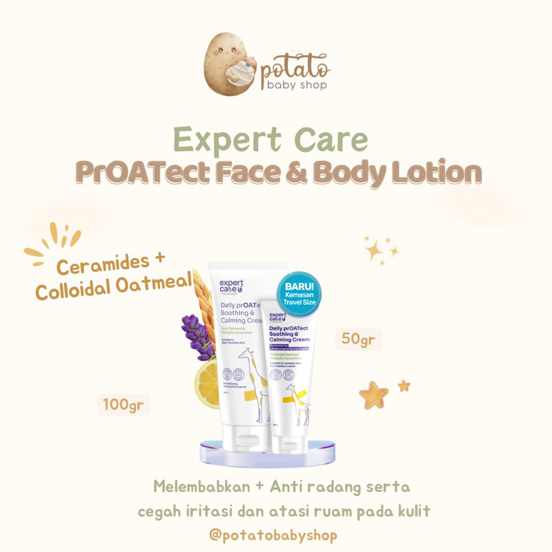 Jual Expert Care Daily PrOATect Soothing and Calming Cream - Krim Wajah ...