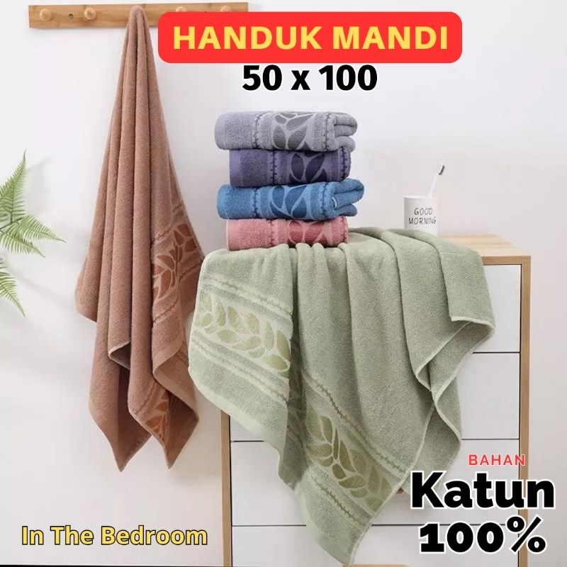 Jual ITB - Handuk Mandi 100% Katun Halus Ukuran Sedang | Handuk Mandi ...
