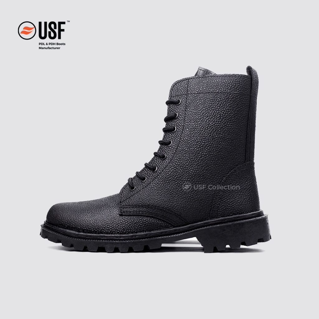 Jual Sepatu PDL Kulit Jeruk Safety Boots - Sepatu TNI Satpam Linmas ...